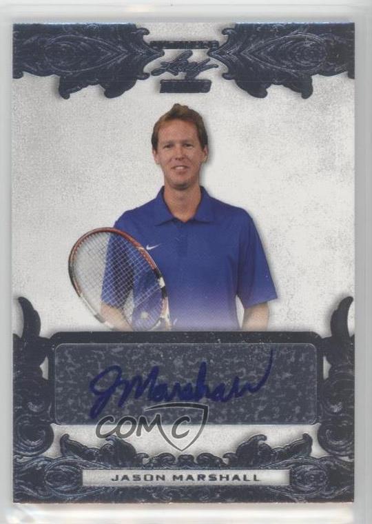 2015 Leaf Ultimate Tennis - Silver Etched Foil #BA-JM1 Jason Marshall ...