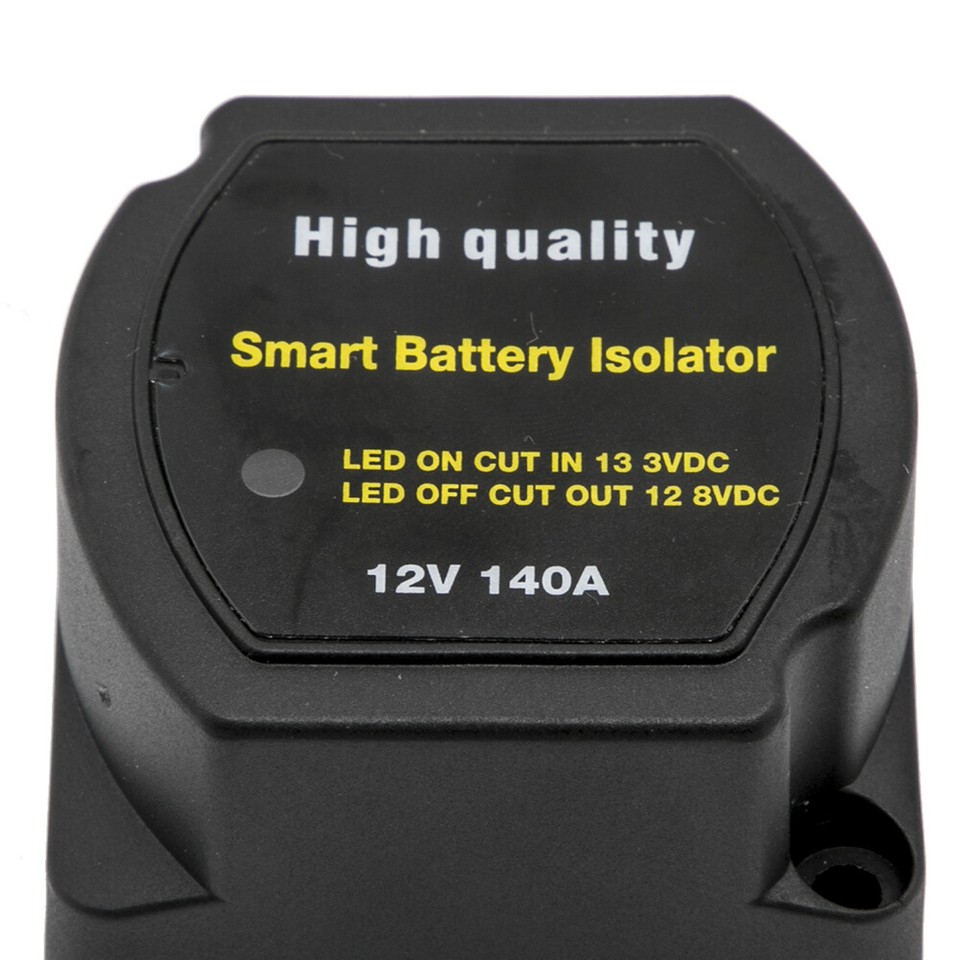 12V 140A Dual Battery Kit Auxiliary Isolator For ATV UTV 4WD RV Car ...