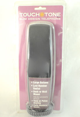 Vintage Touch Tone Phone Black | eBay