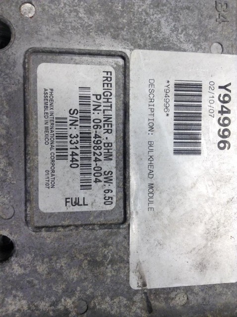Freightliner M2 106 Bulkhead Control Module 06-49824-004 for sale ...