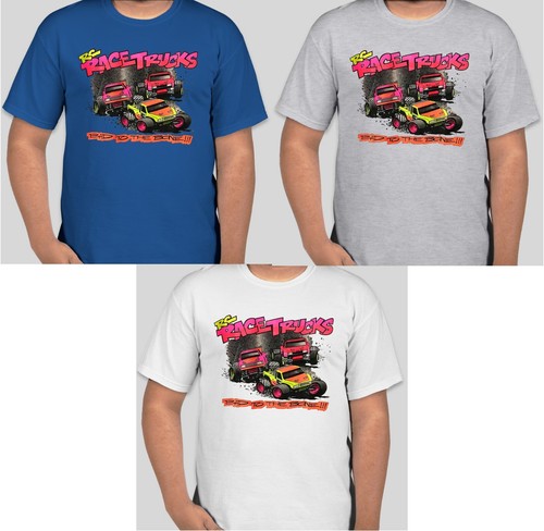 T Shirt RC RACE TRUCKS S, M, L, XL Vintage RC 90s | eBay