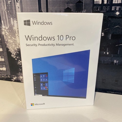 Windows 10 Professional Pro 32 64 Bit USB 100% Genuine 11 Sealed ...