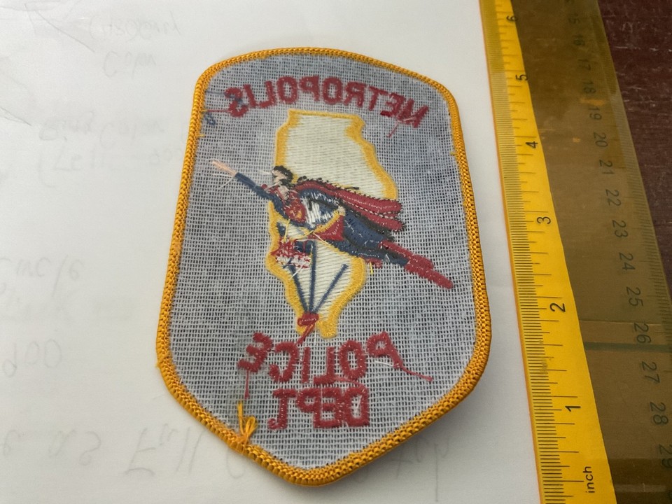 Metropolis Illinois Police Dept. collectable patch new full size | eBay
