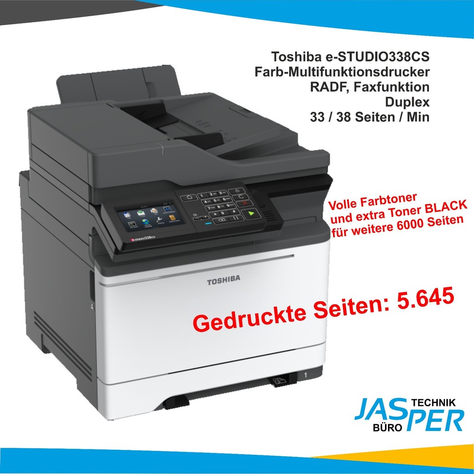 Toshiba e-Studio 338cs Farb Multifunktion Laser Drucker NUR 5650 Seiten ...