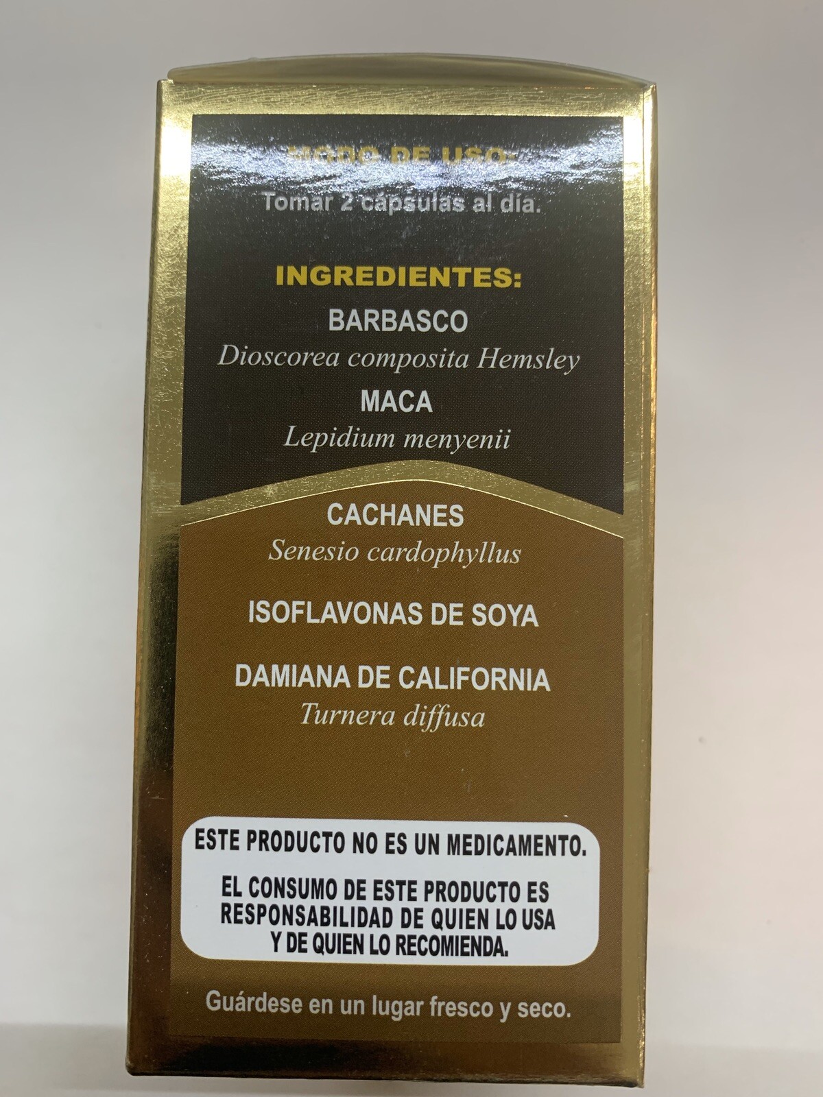 Barbasco 50 Capsulas Barbasco Maca Cachanes Isoflavonas Choya Damiana ...