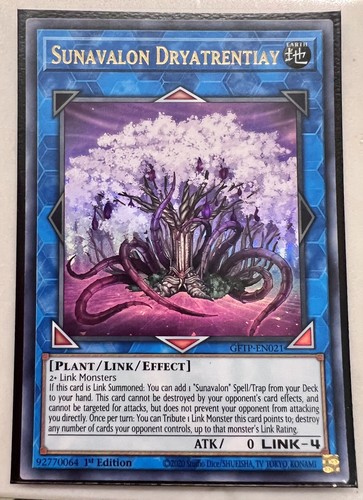 YUGIOH Sunavalon Dryatrentiay GFTP-EN021 1st Ed Ultra Rare NM 1x | eBay