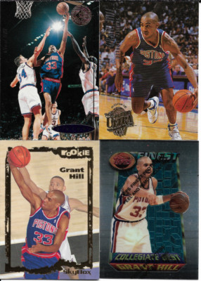 Grant Hill 4 Card Rookie Lot with SP Championship Finest NM | eBay