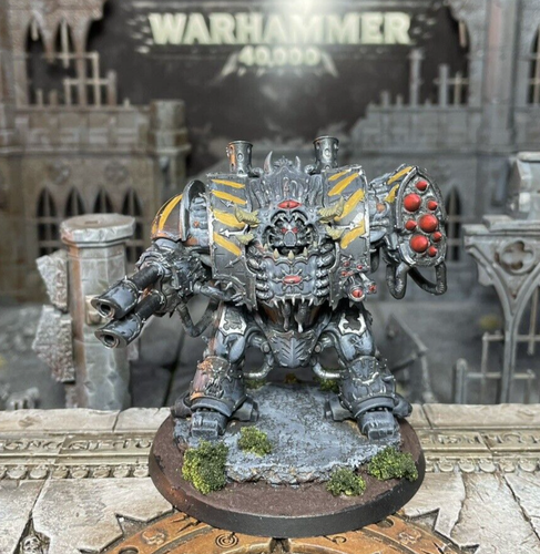 Warhammer 40K - CHAOS SPACE MARINE - HELBRUTE - Iron Warriors - Painted ...