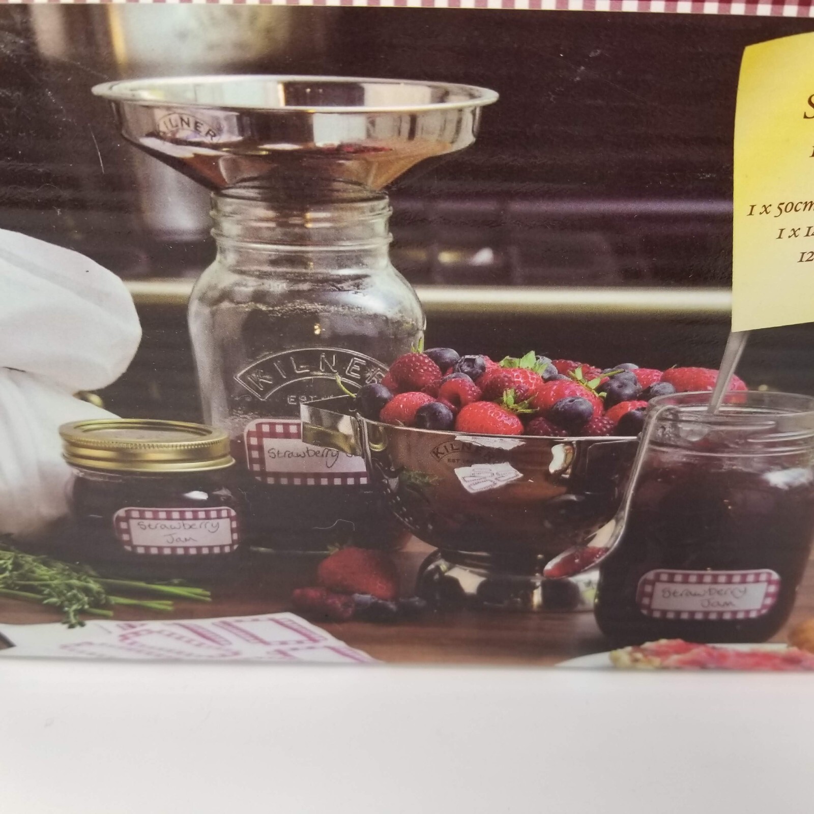 Kilner 5 Piece Preserving Starter Set - Colander, Funnel, Muslim ...