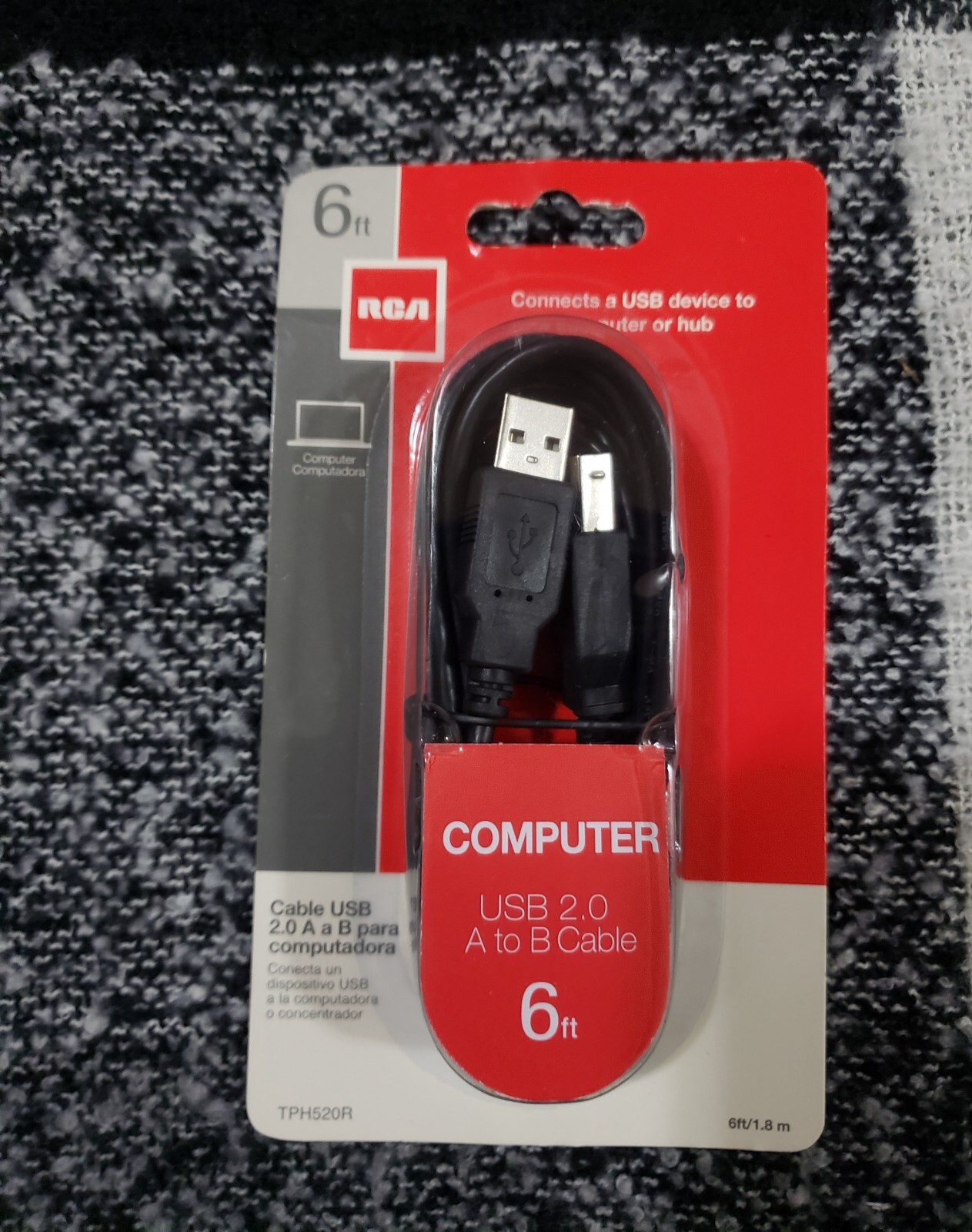 RCA Computer USB 2.0 A to B Cable 6-Feet (TPH520R) | eBay