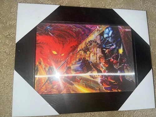Contra Anniversary Collection Framed lenticular art print Wall Art ...