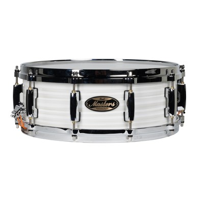 Pearl Masters Maple 5x14 Snare Drum - White Ice Swirl | eBay