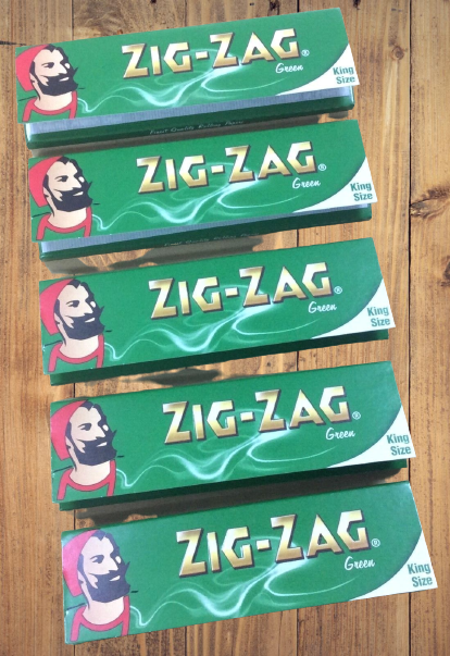 320 | 640 MEGA VALUE PACK DEAL ZIG ZAG GREEN KING SIZE SLIM CIG ROLLING ...