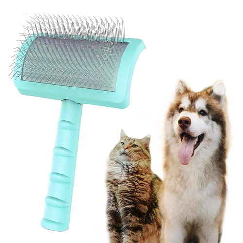 Large Slicker Brush for Dogs,Cats,Extra Long Pin Shedding Brush for ...