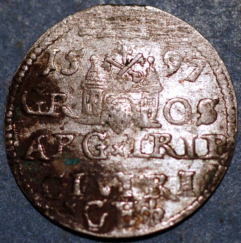 Poland 1590-1600 Sigismund III 1597 ,3 Grossus silver coins (7041) | eBay