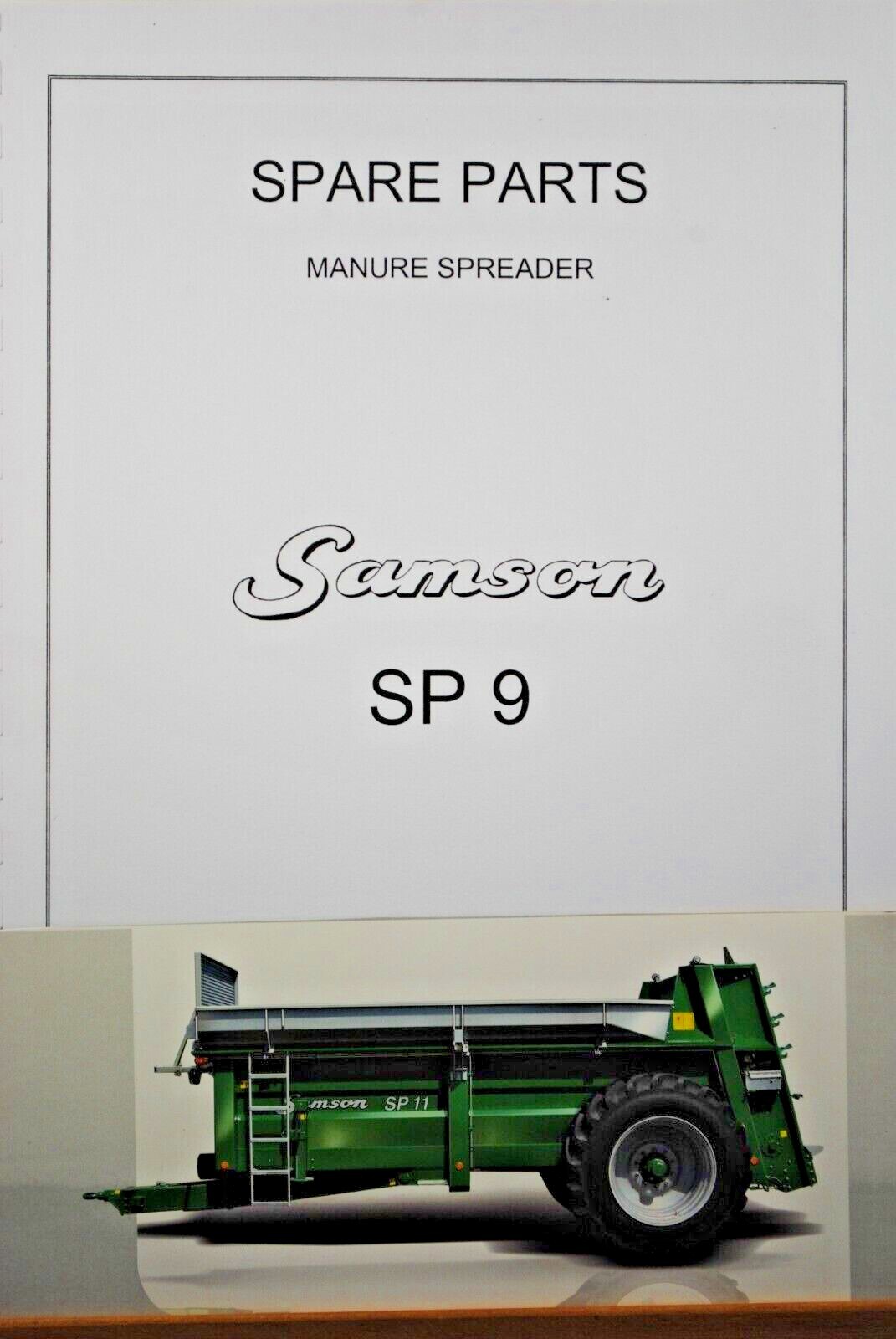 SAMSON 9 12 T-HM 1009 MT SP-9 SP12-16 FLEX MANURE Spreader MANUAL ...