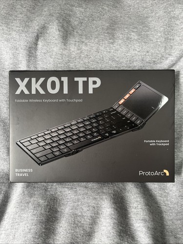 BLUETOOTH Portable Keyboard with Foldable Trackpad - XK01 TP Great For ...