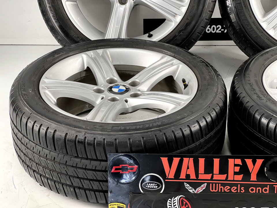 17" OEM RIMS TIRES BMW 320 325 330 340 OEM WHEELS RIMS BLACK 6790172 ...