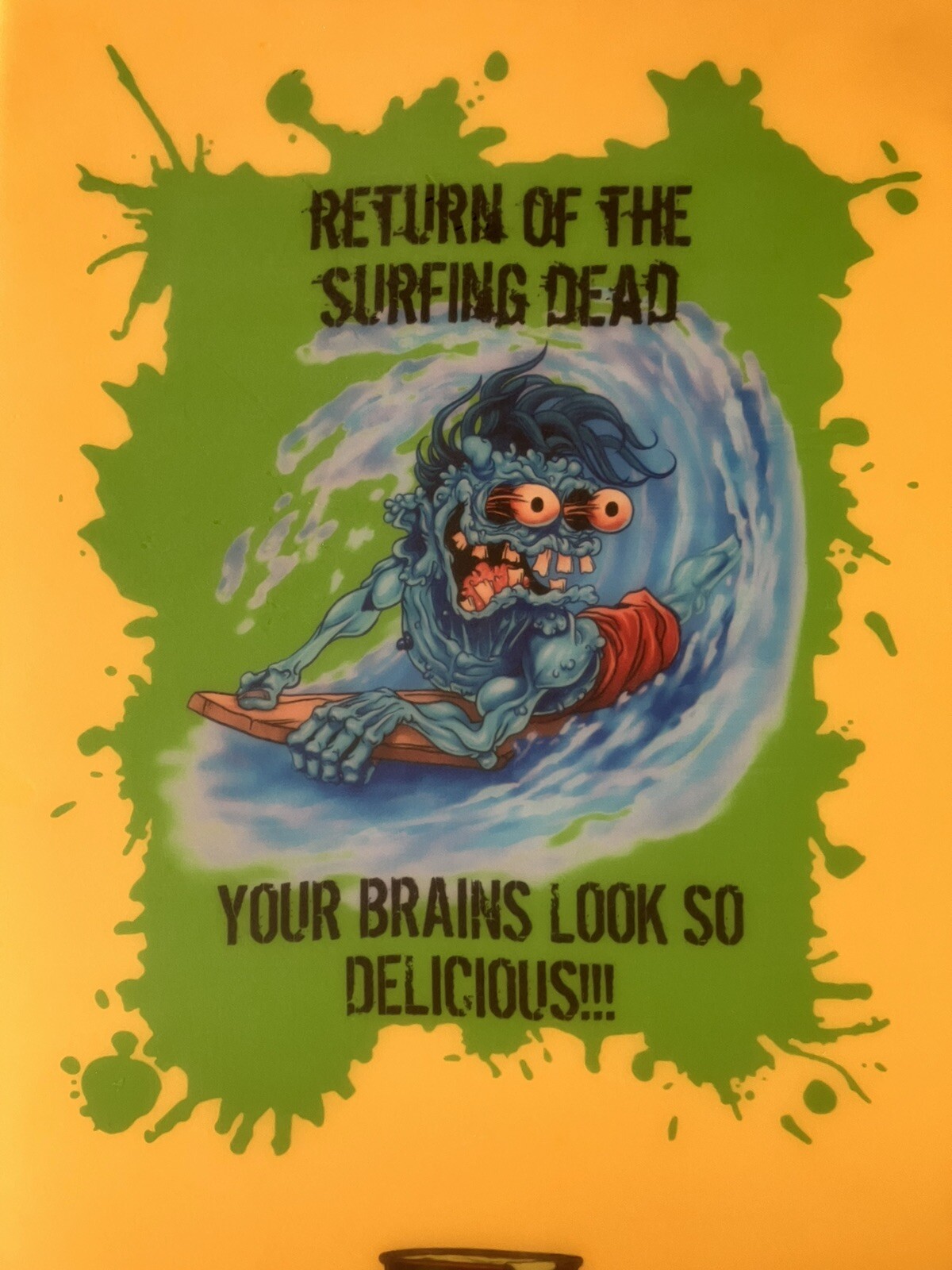 Horror Punk Rock Band Poster Return Of The Surfing Dead Promo Belly ...
