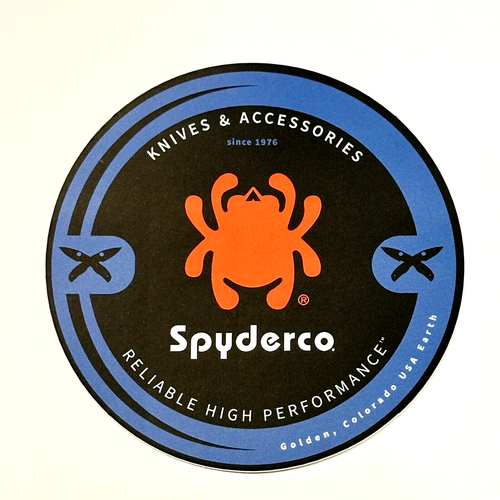 Spyderco Knives Reliable High Performance Sticker Decal OEM Original 3. ...