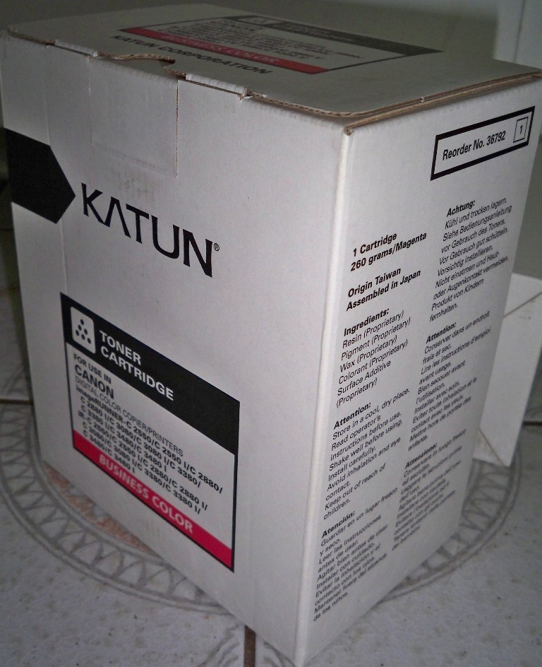 Katun: 2x Cyan 2x Magenta Toner Cartridges- 36791 36792 - CANON GPR-23 ...