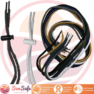 Extra Long Hat Chin Strap with Spring Toggle - Fits Full Brim Hats ...