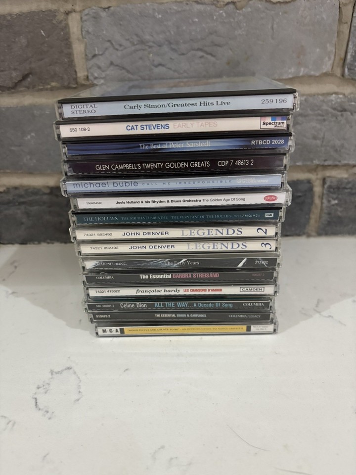 JOB LOT OF 15 60/70/80s easy listening Cat Stevens, Carly Simon ...