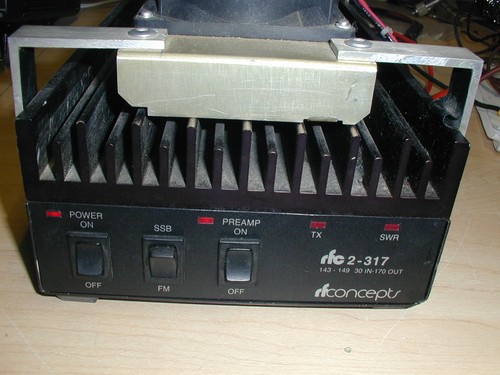 rf concepts 2-317 2 meter amplifierwith cooling fans and power cord | eBay