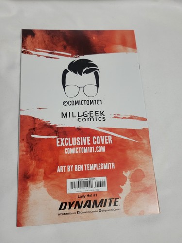 Lady Hel #1 ComicTom 101 Virgin Variant Ben Templesmith Dynamite Comics ...
