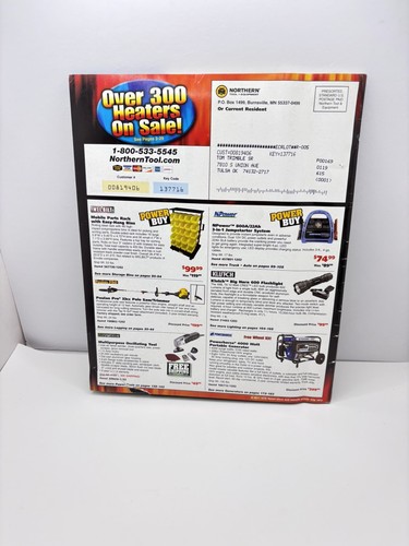 Vintage Northern Tool And Equipment Catalogue 2011 Fall Winter | eBay