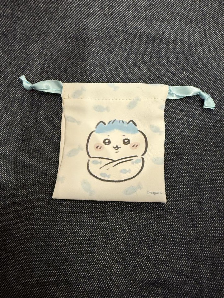 Chikawa Baby Pouch Cloth Small Cream Cute Character Organizer Used | eBay