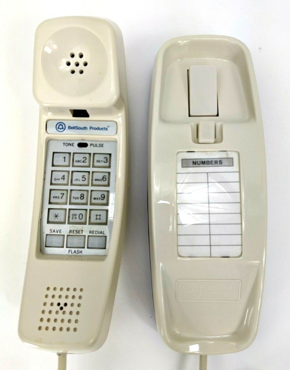 Bell South Phone Model #443 Cream Wall Mount Push Button | eBay