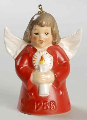Goebel Angel Bell Ornament Angel With Candle-Red - Boxed 3924255 | eBay