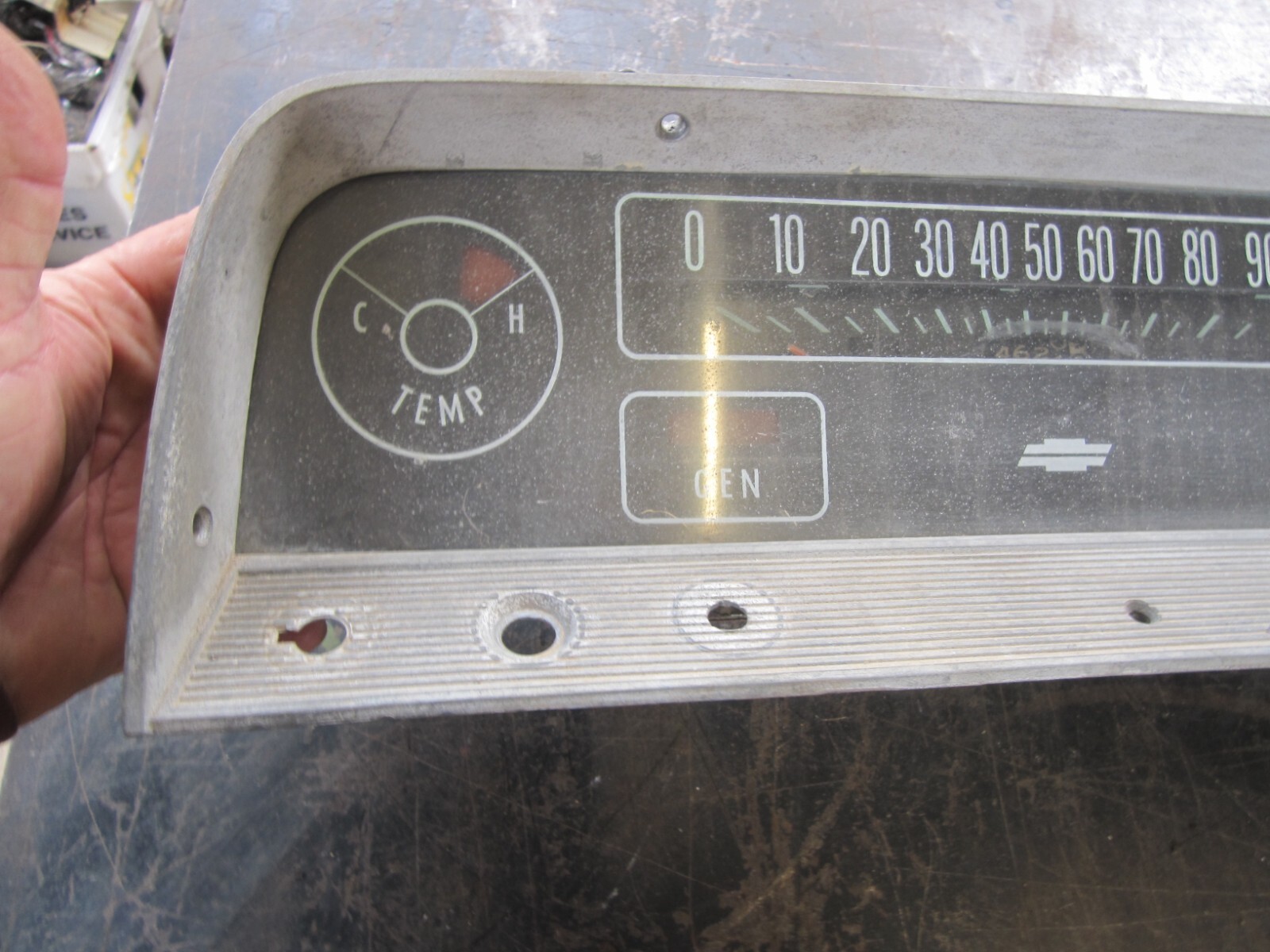 64 65 66 CHEVROLET C10 C20 TRUCK GAUGE CLUSTER SPEEDOMETER FUEL GAUGE ...
