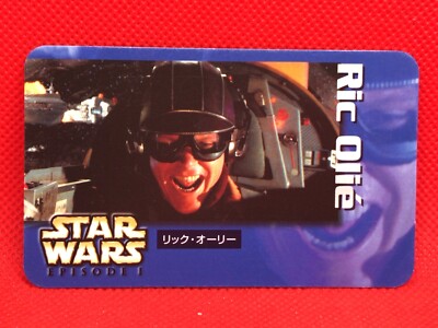 Ric Olie Star Wars Episode1 card menko Lucasfilm ltd Japanese No.19 | eBay