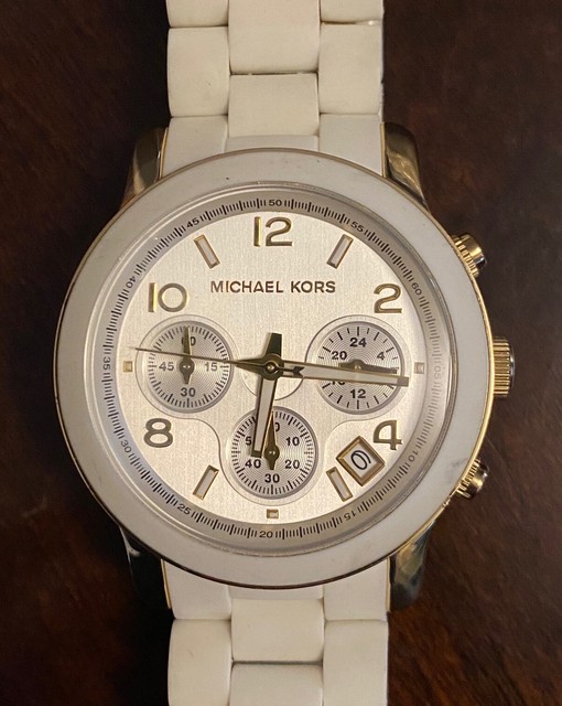 Michael Kors Runway White Women's Watch - MK5145 for sale online | eBay