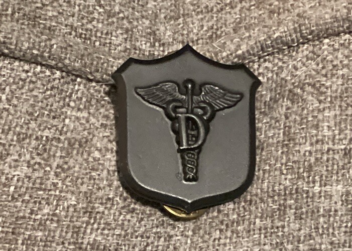 Vintage USMC Marine Corps / US Navy DENTAL TECHNICIAN INSIGNIA Uniform ...