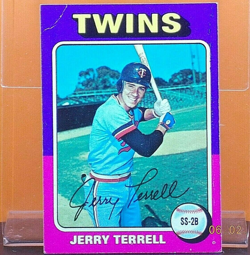 1975 TOPPS Baseball Card # 654 *** JERRY TERRELL *** Minnesota Twins | eBay
