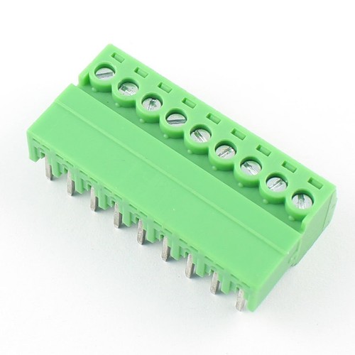1Pcs 3.81mm Pitch 9 Pin Right Angle Screw Terminal Block Pluggable ...