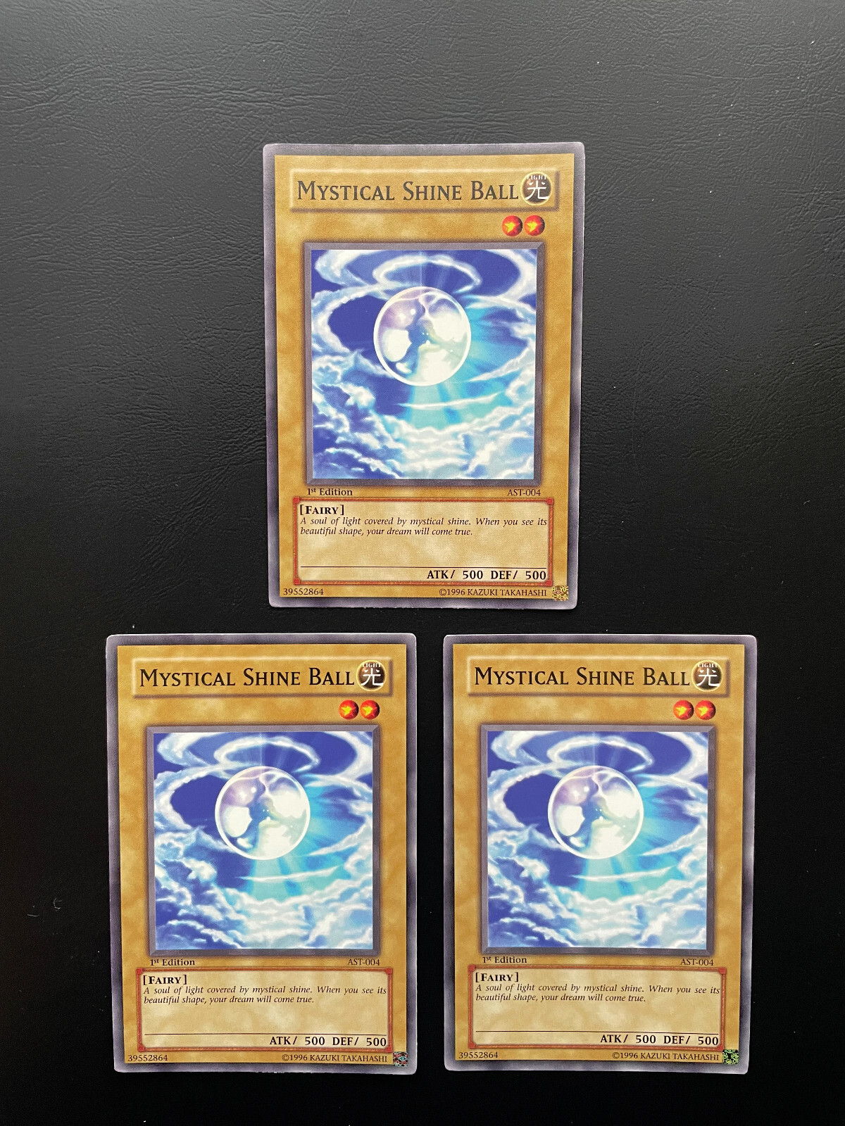 Yugioh Mystic Shine Ball AST-004 1st Edition Common LP/MP X3 | eBay