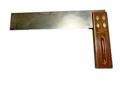 Marples No 2200 Brass Inlay Try Square 12 Inch Made in England | eBay