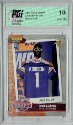 Jordan Addison 2023 Panini Instant #DN9 Draft Night 1 of 662 Rookie ...