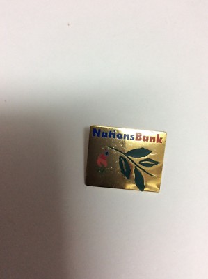 Atlanta Olympic Games 1996 Nations Bank Leaves Pin | eBay UK