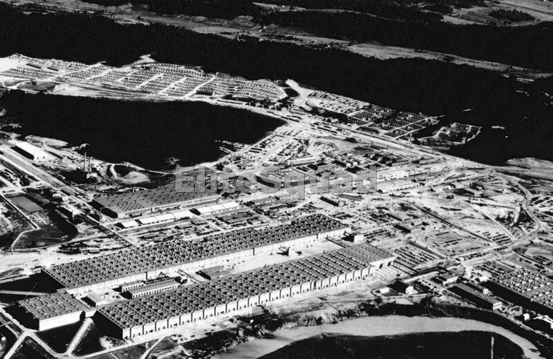 WW2 Picture Photo 1945 giant 44 acre Atomic Bomb plant Oak Ridge 1111 ...