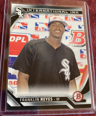 Franklin Reyes 2016 Bowman International Ink RC # II-FR, Chicago White ...