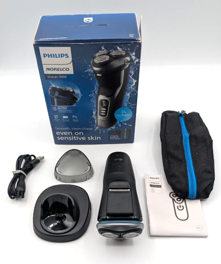 Philips Norelco Shaver 3900, Rechargeable Wet & Dry Electric Shaver ...