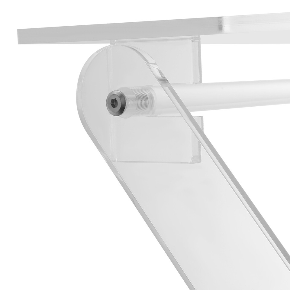 Foldable Acrylic Computer Stand Folding Coffee Table For Living Room ...