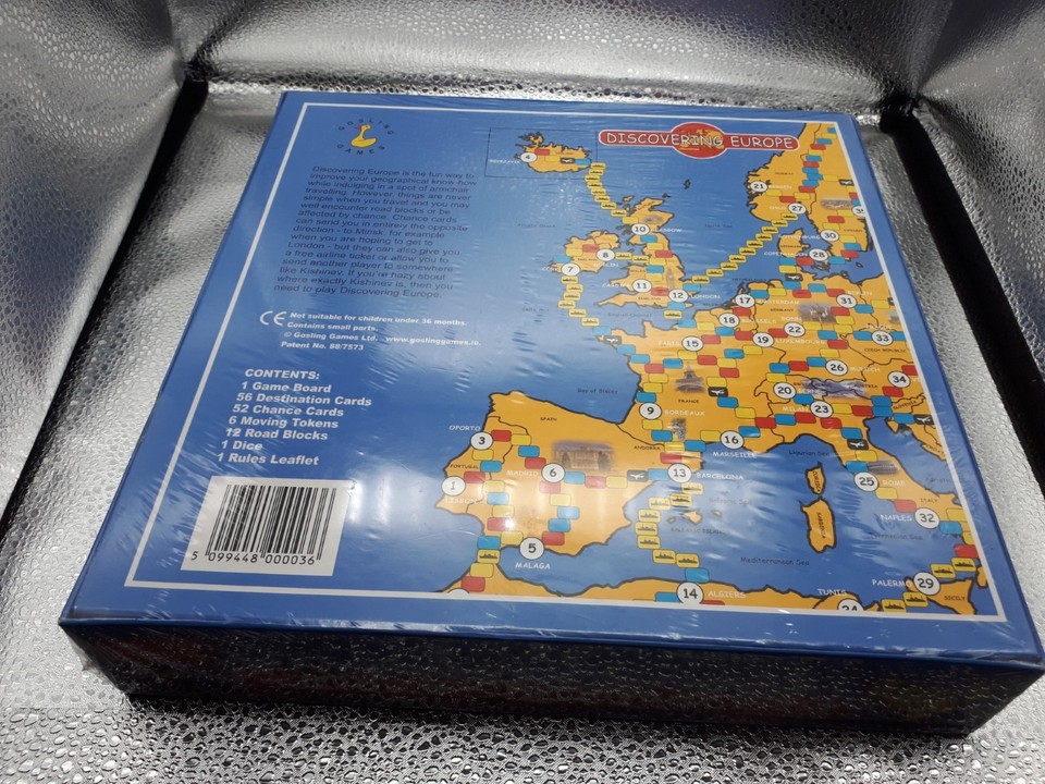 Discovering Europe Board Game Geography Travel Strategy NIB SEALED | eBay
