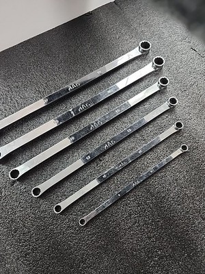 MAC TOOLS 6Pc Metric XL Long Zero Degree Wrench Complete Set 8MM-19MM ...