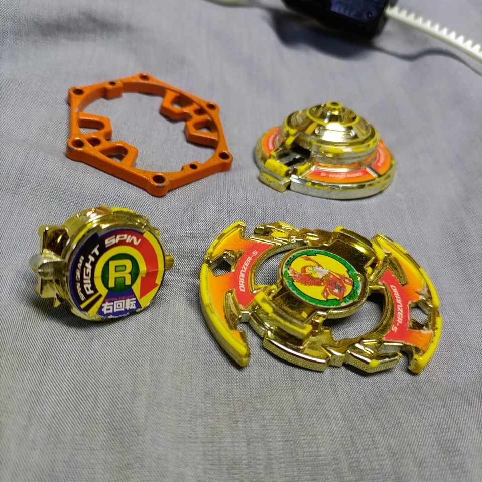 Dranzer S Gold Plated Mekki & Orange Wide Attack WD - Beyblade A-2 Kai RB3 SG | eBay